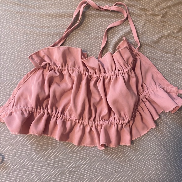 SHEIN | Tops | Shein Open Back Tie Top | Poshmark